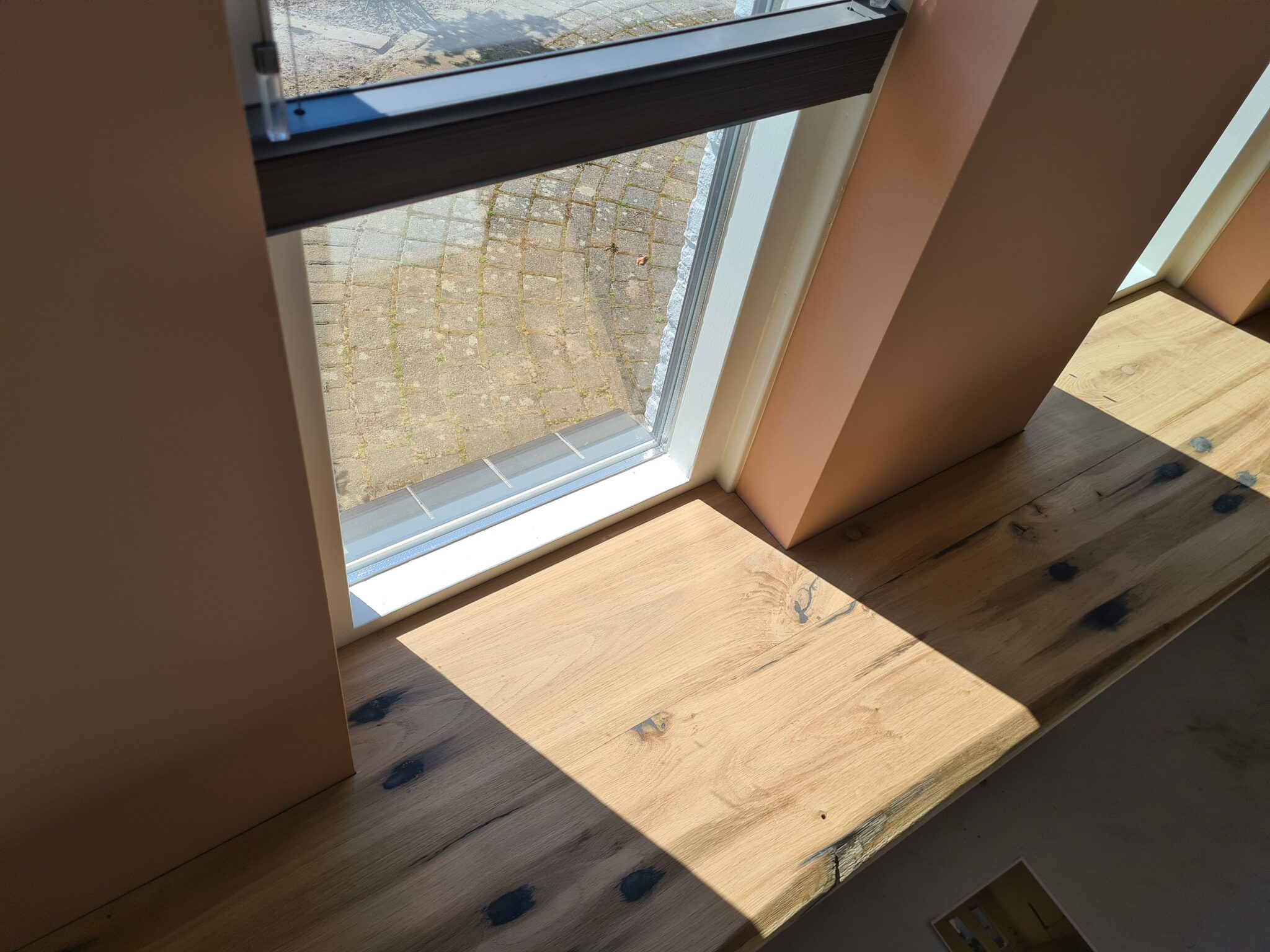 Vensterbanken op maat gemaakt - Hout van toen