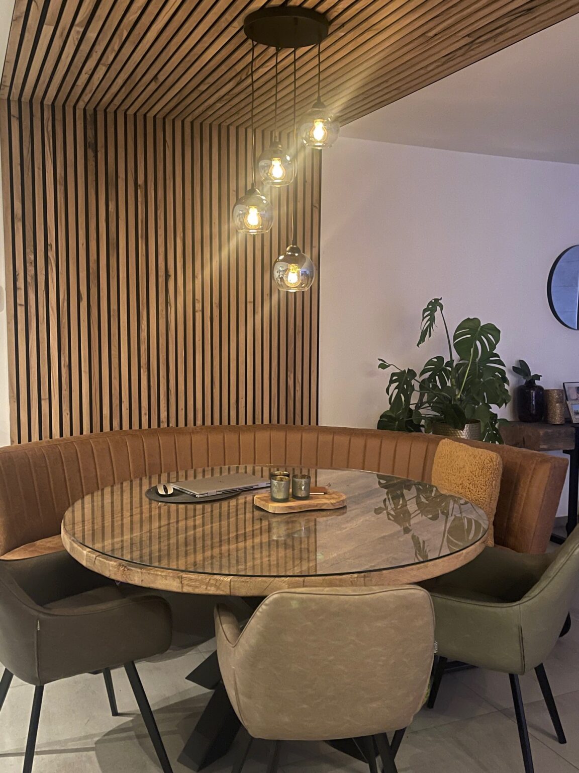Lattenwand panelen oud eiken - Hout van toen