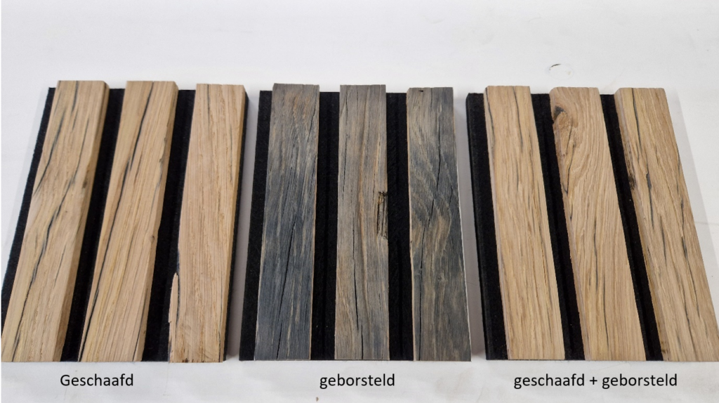 Lattenwand panelen oud eiken - Hout van toen